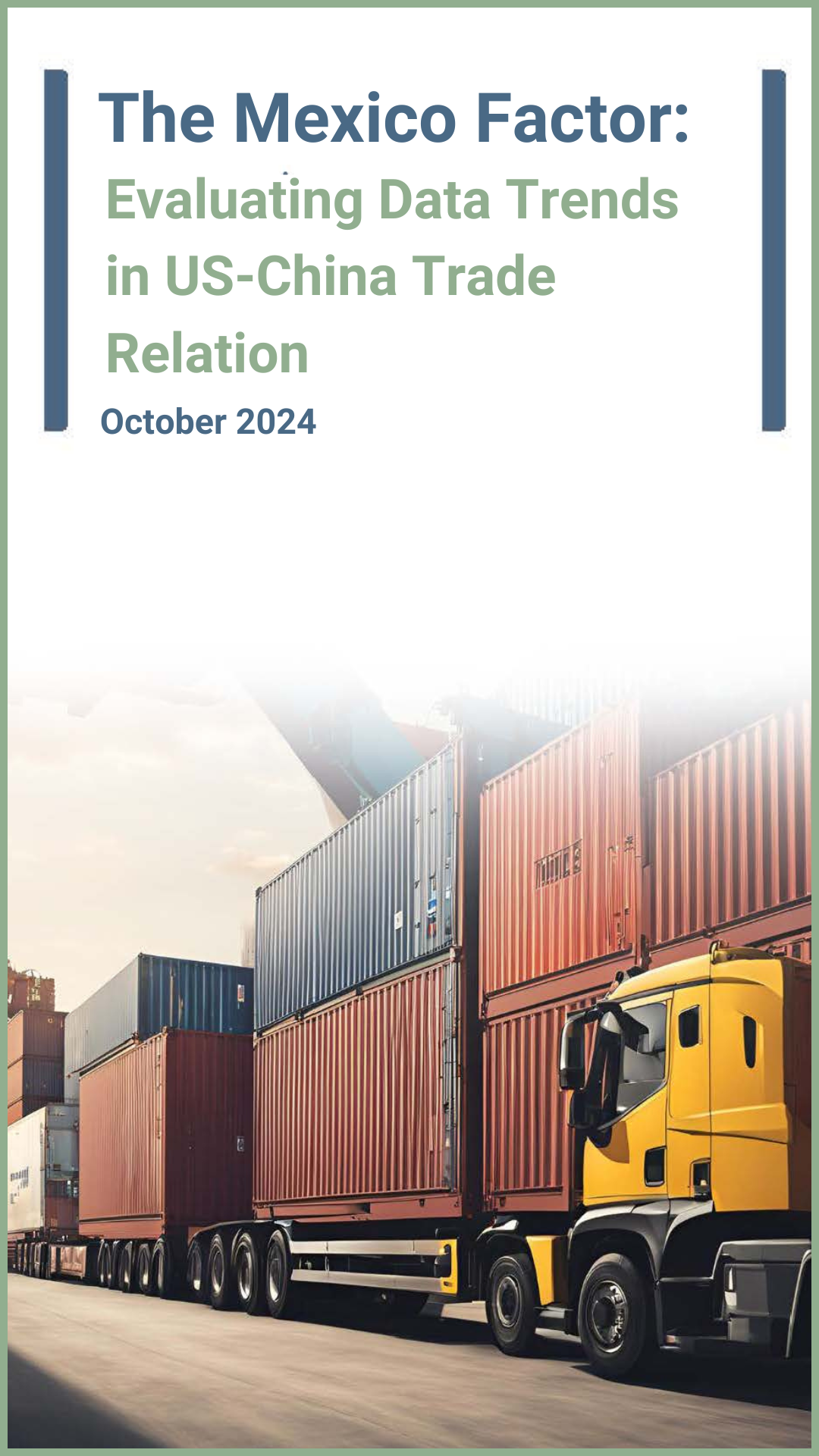 The Mexico Factor: Evaluating Data Trends in US-China Trade Relation